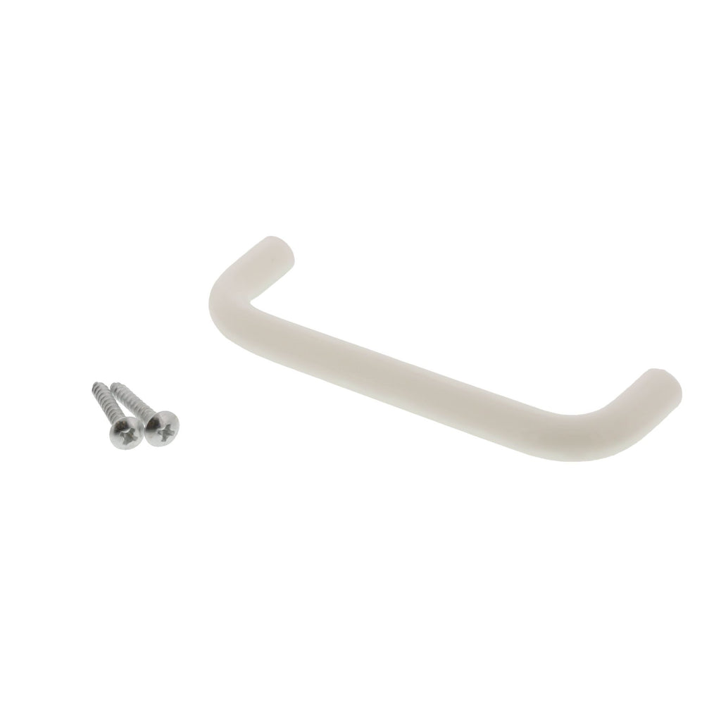 Pull Handle Plastic 4" White Pack of 50 — BD Supply